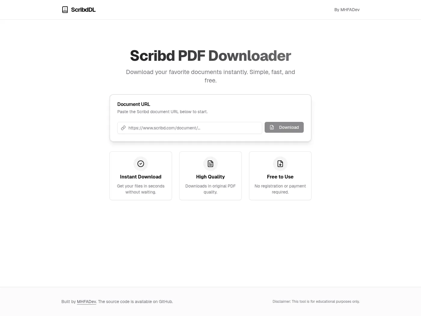 Scribd DL