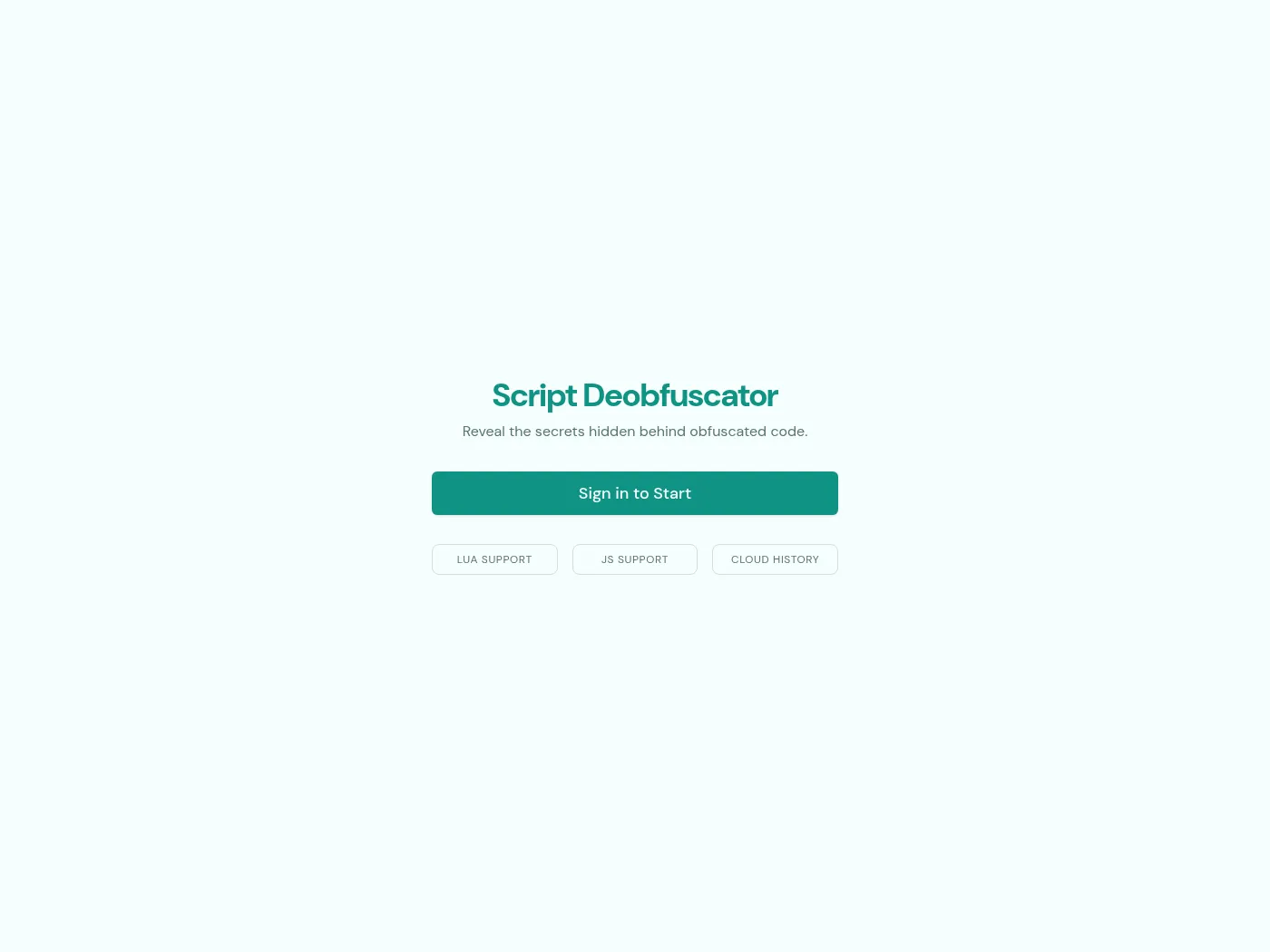 Script Deobfuscator