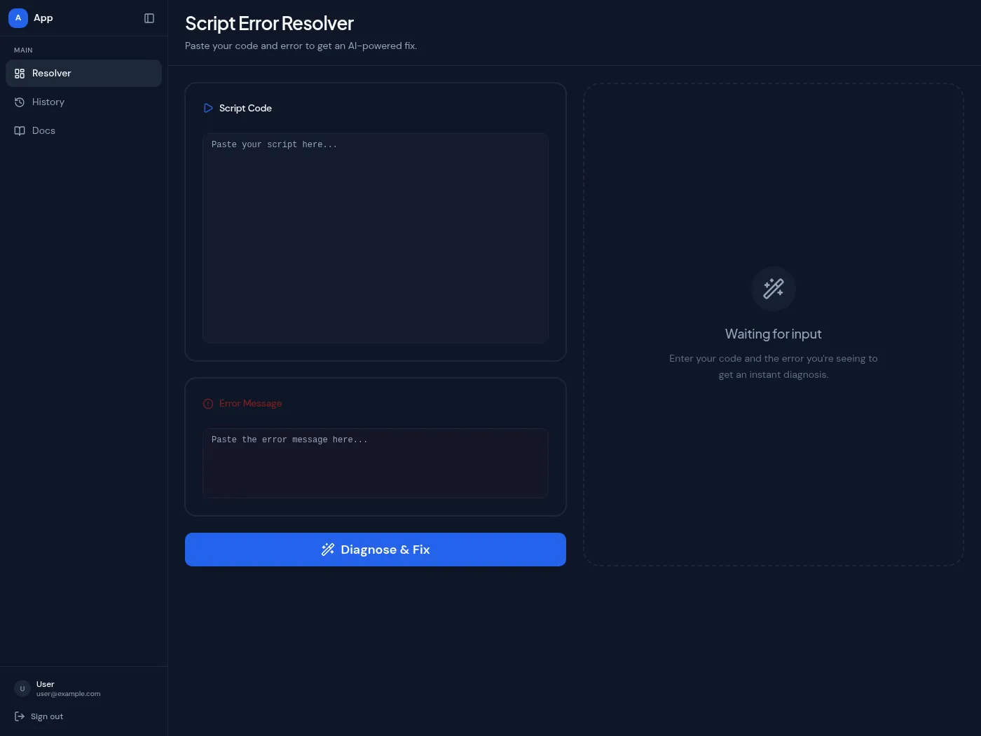 Script Error Resolver
