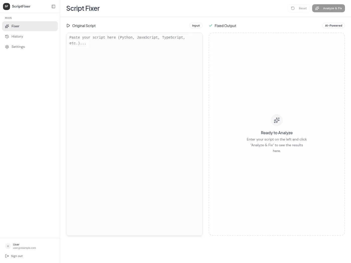 ScriptFixer