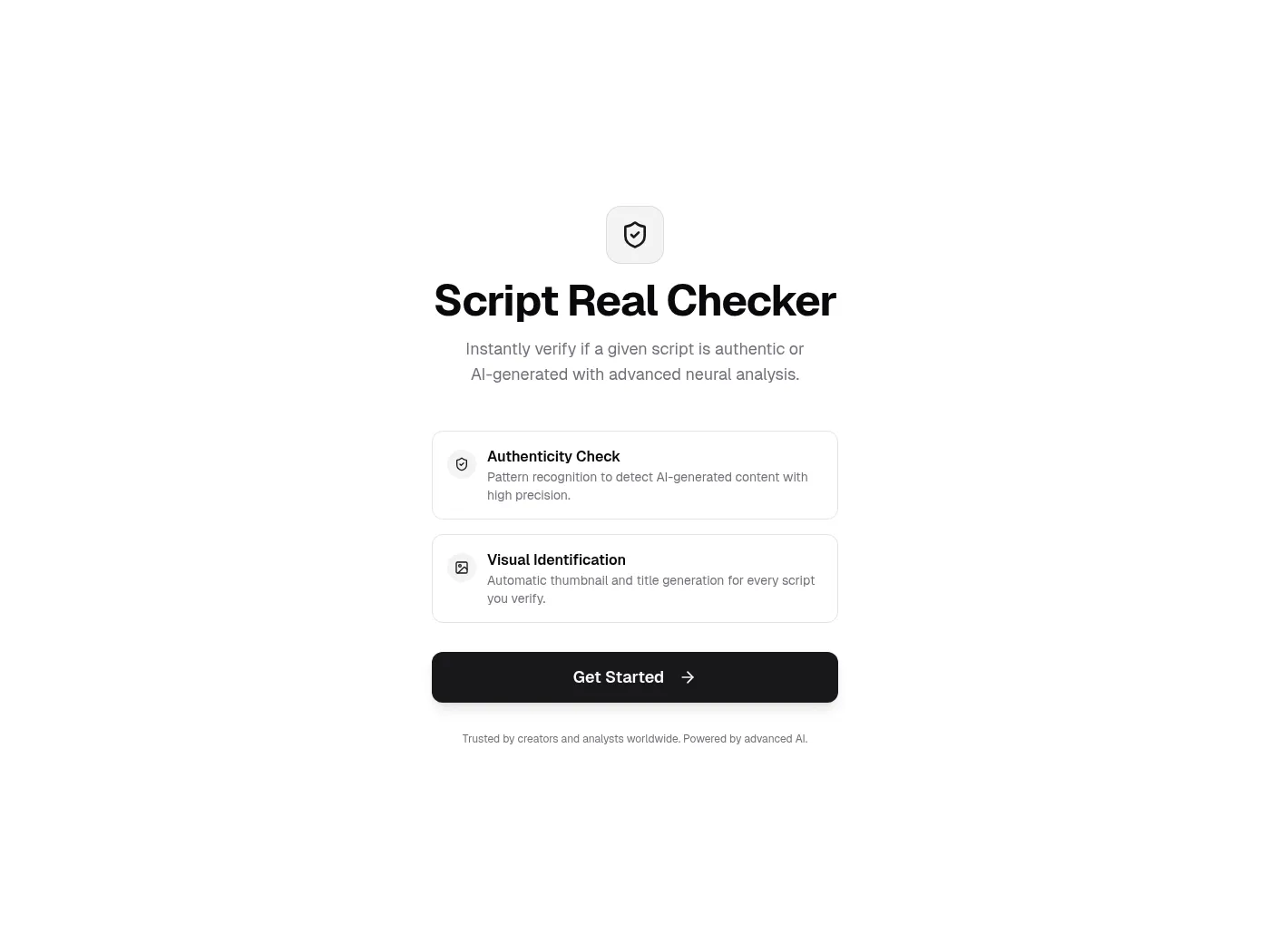 Script Real Checker
