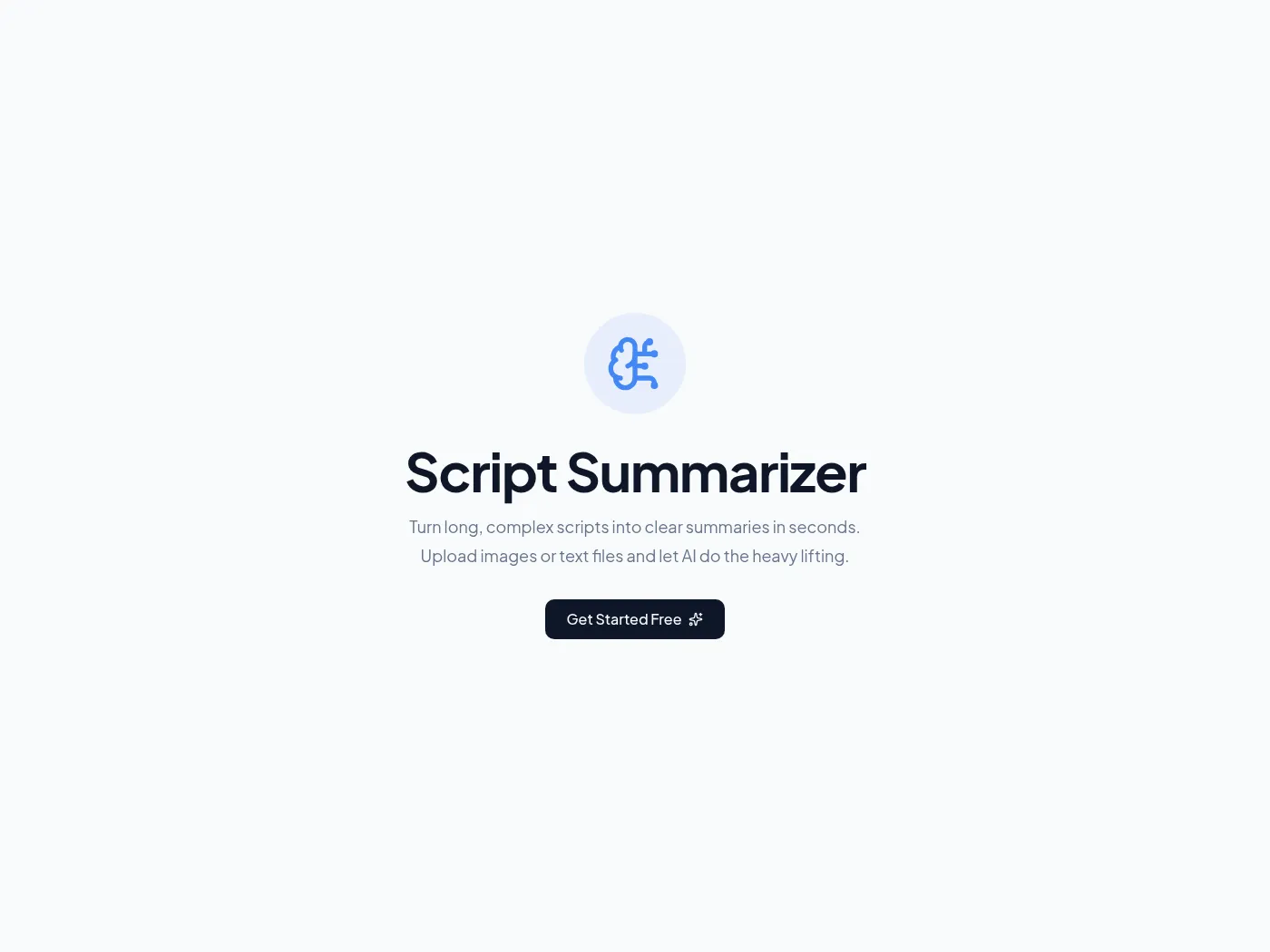 Script Summarizer