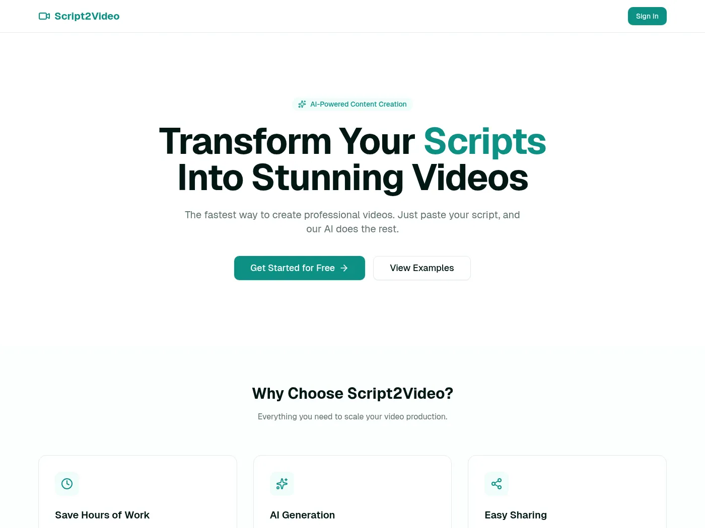 Script2Video Maker