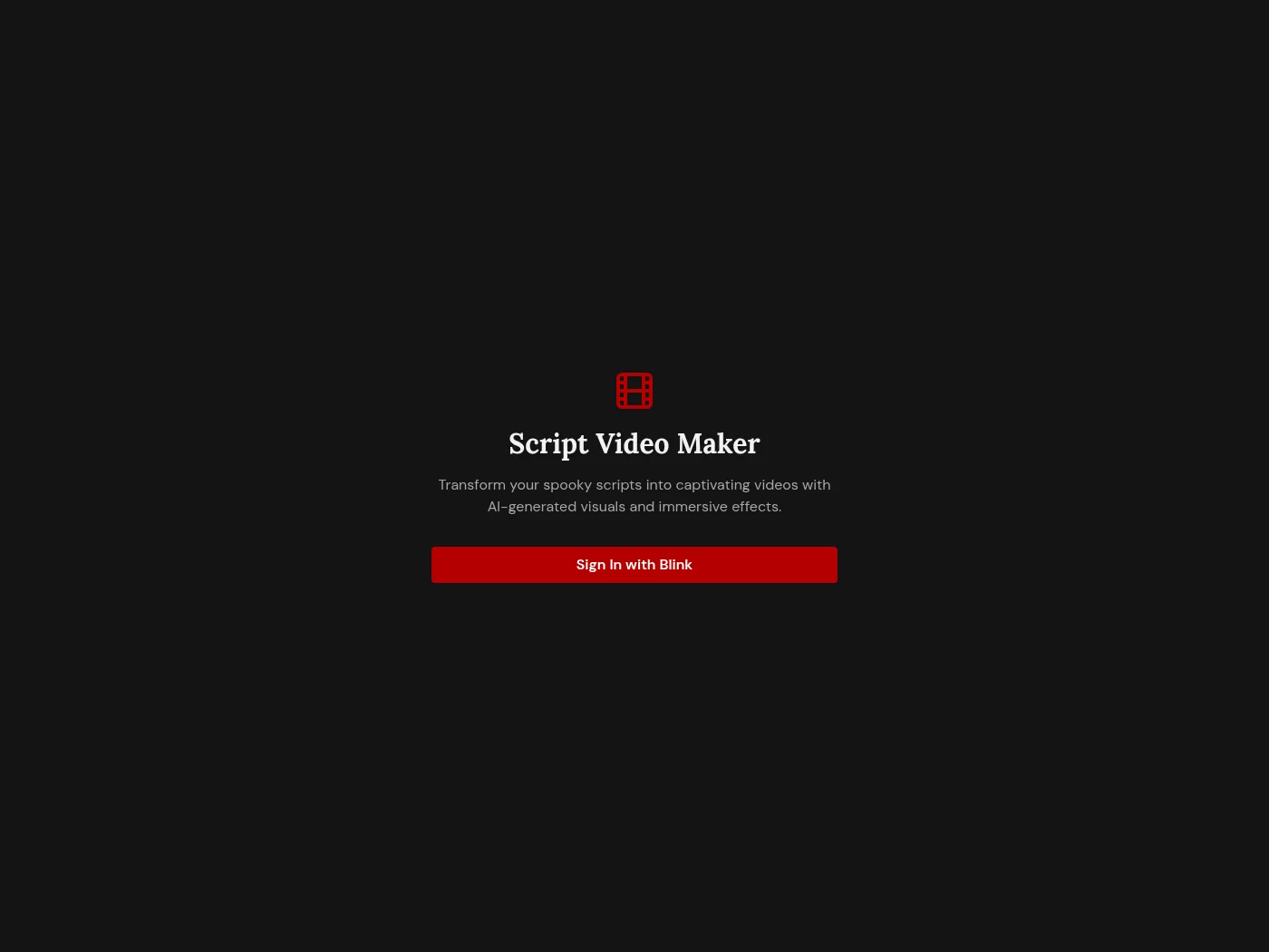 Haunted Script Video Generator