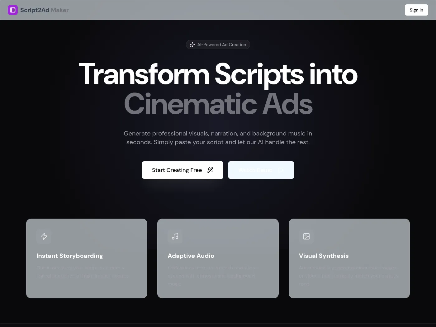 Script2Ad Maker