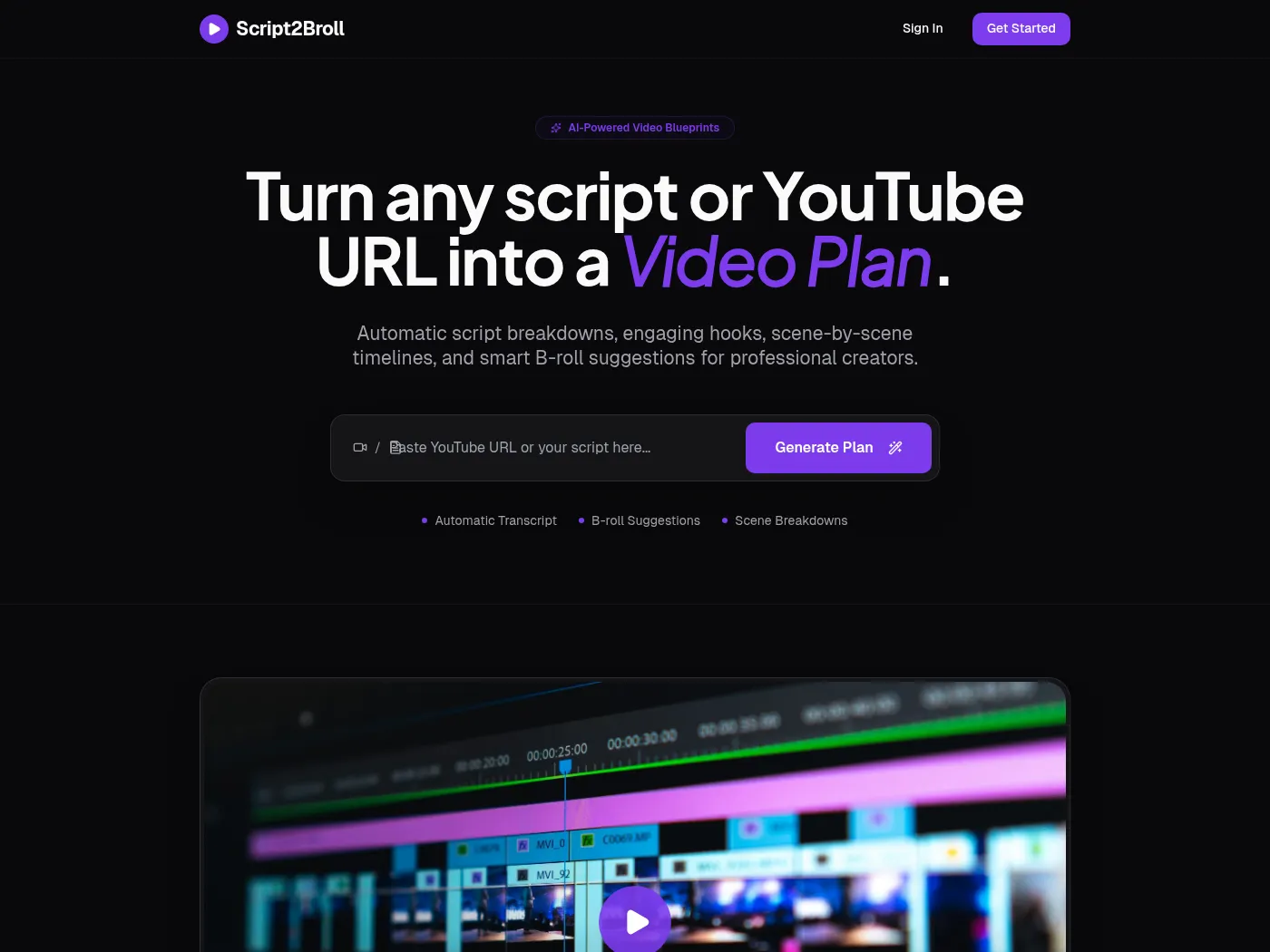 Script2Broll AI