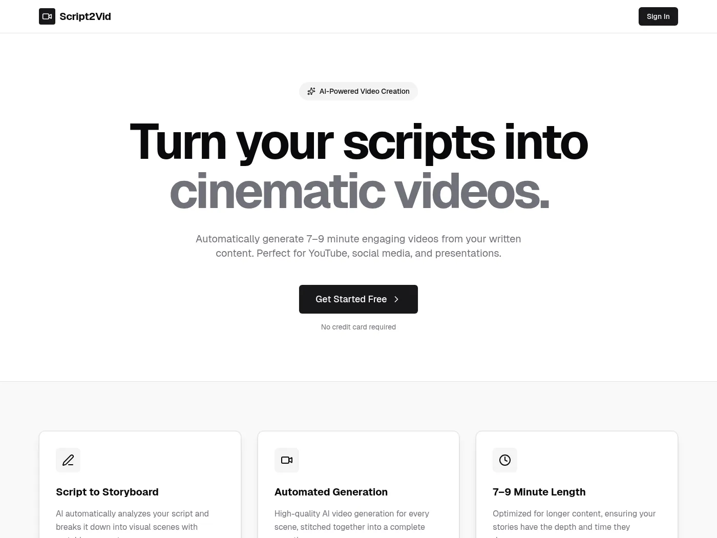 Script2Video Maker
