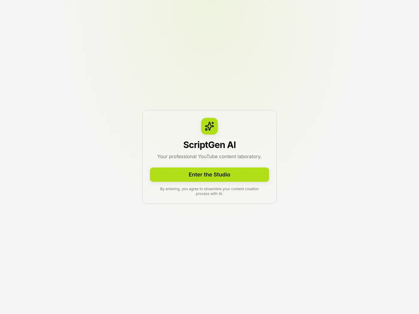 ScriptGen AI Studio
