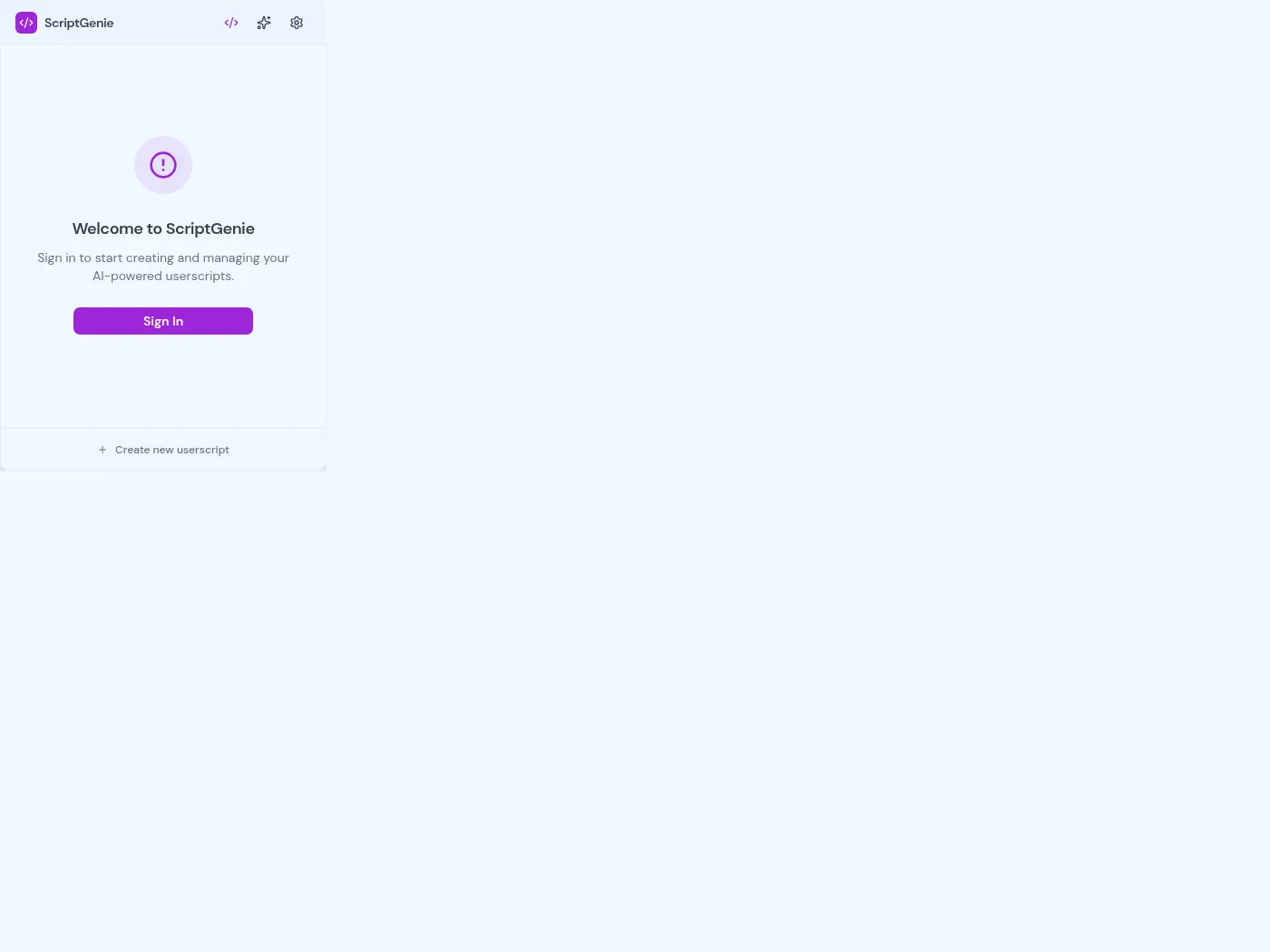 ScriptGenie AI Extension