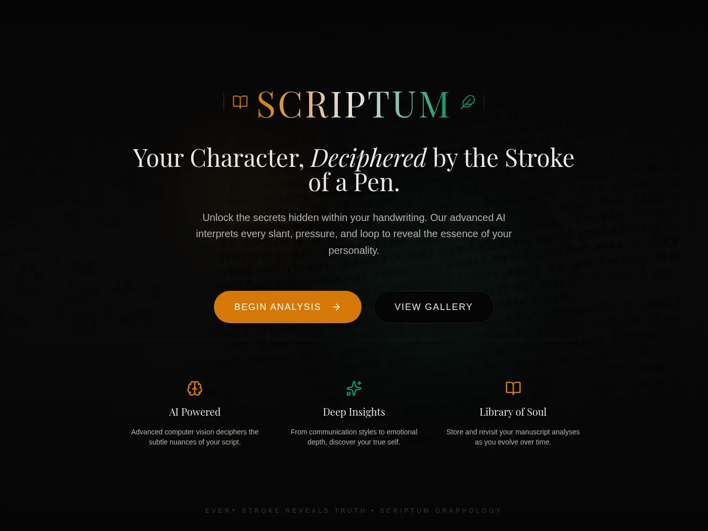 Scriptum Graphology App