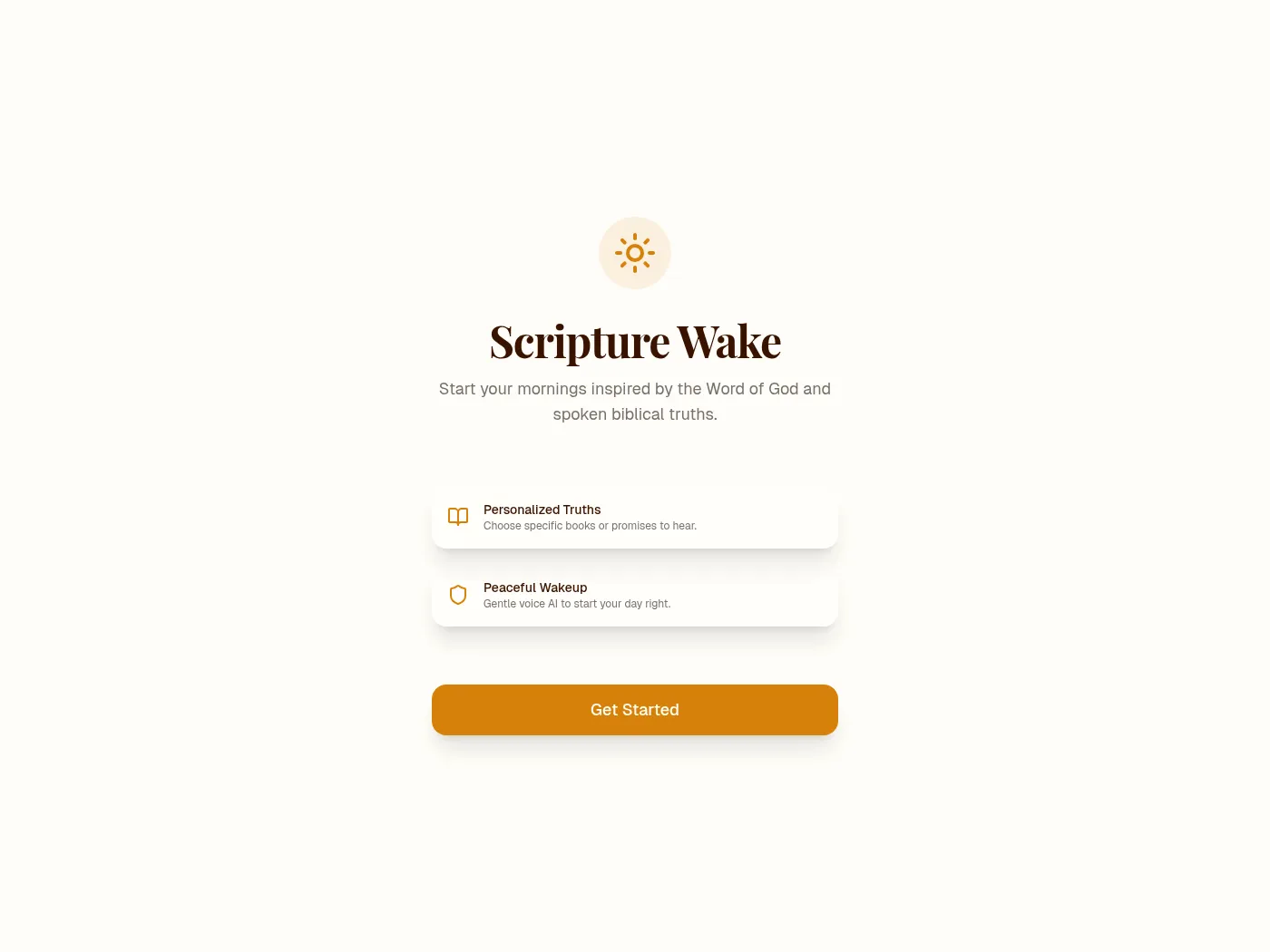 Scripture Wake Alarm
