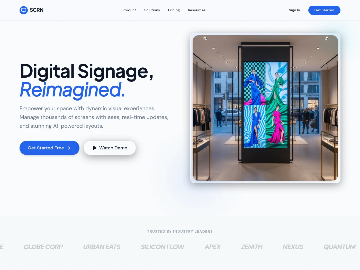 SCRN Digital Signage