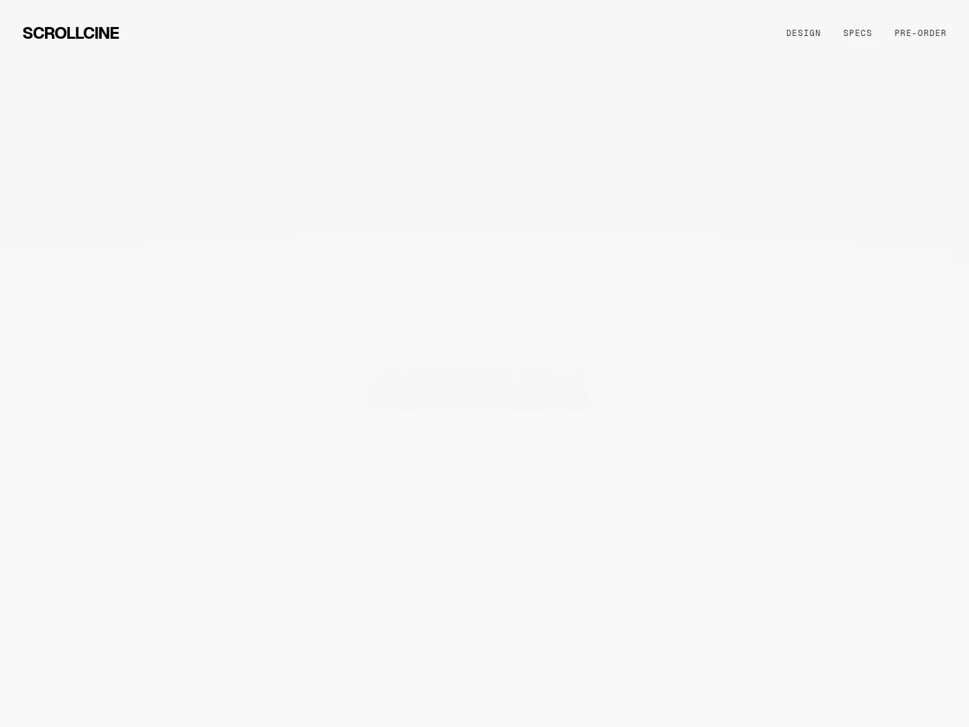 ScrollCine Landing Page