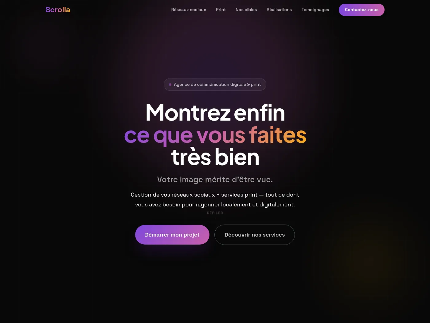 Scrolla One-Page Agency