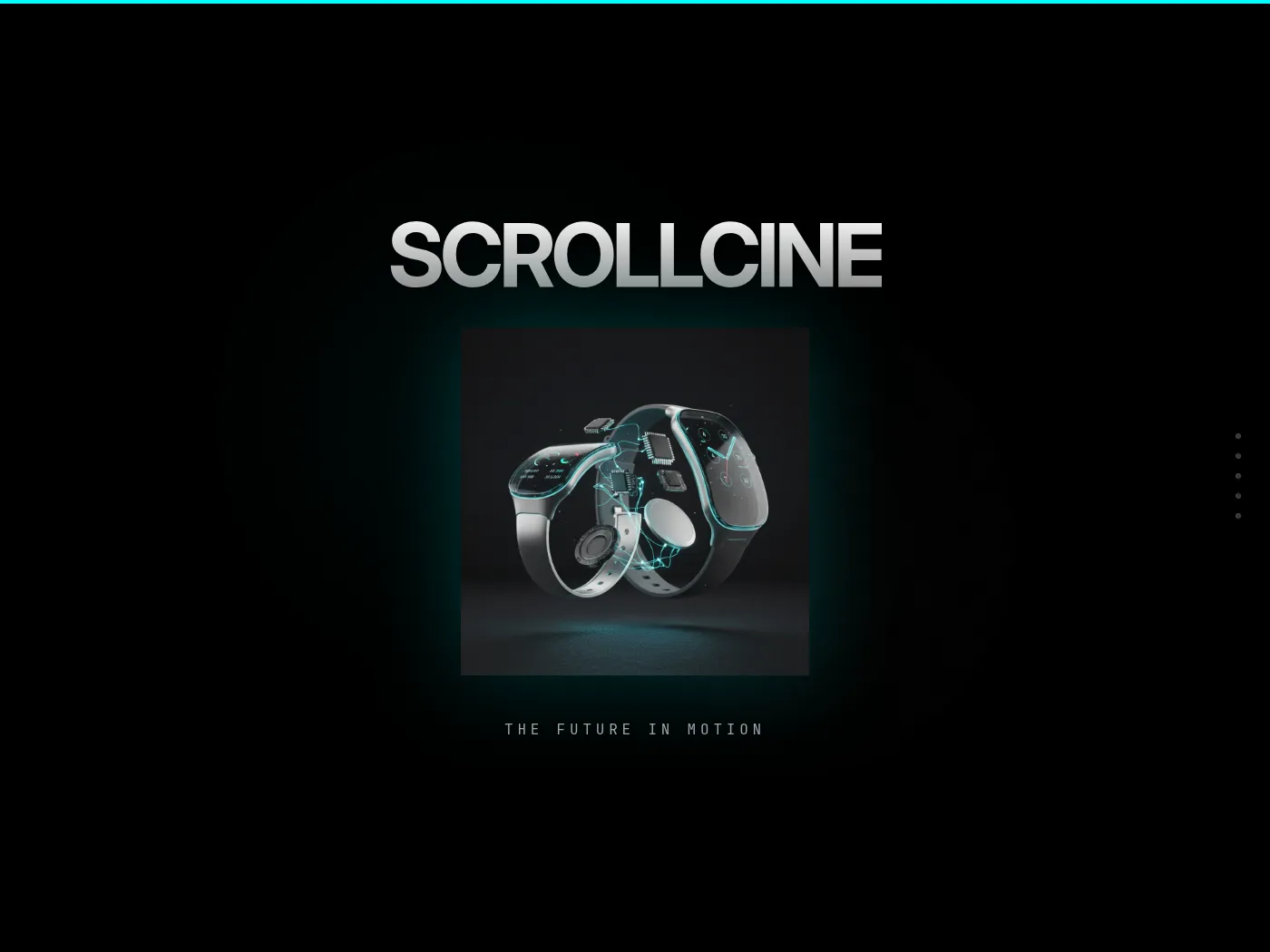 ScrollCine Wearable Landing