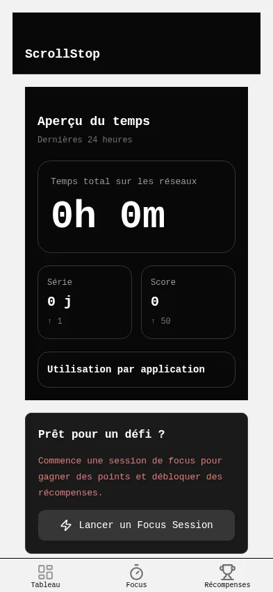 ScrollStop App