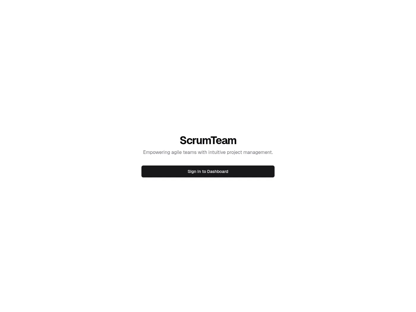 ScrumTeam Dashboard