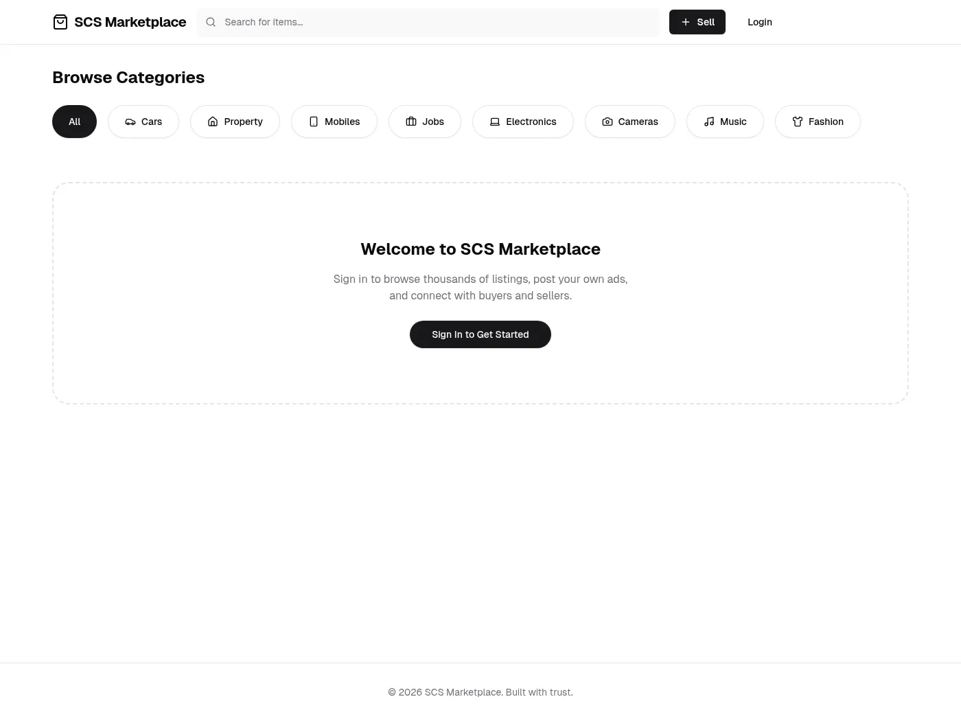 SCS Marketplace