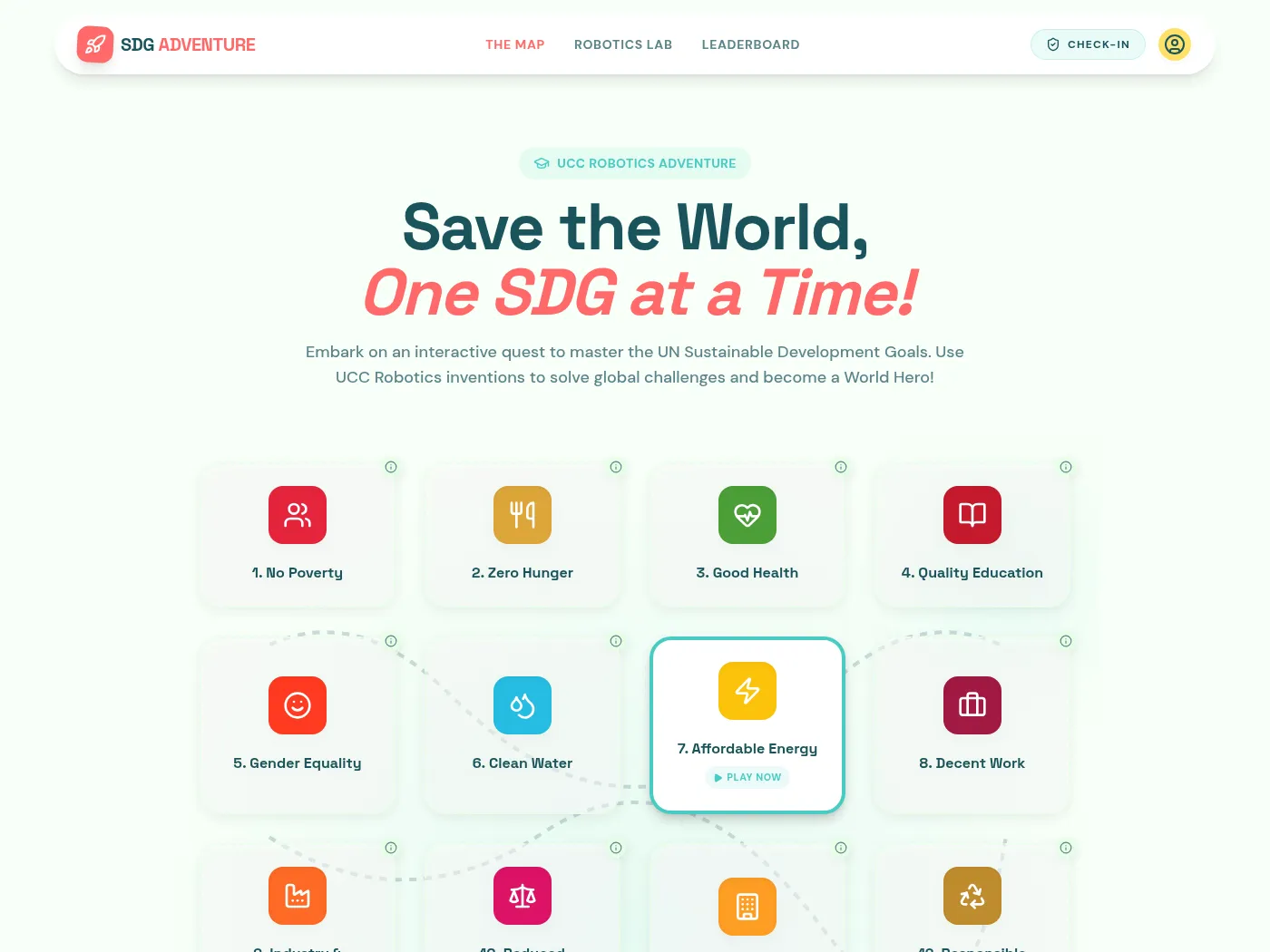 SDG Adventure Time Web