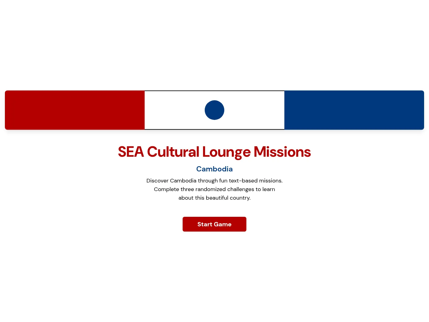 SEA Lounge Missions: Cambodia