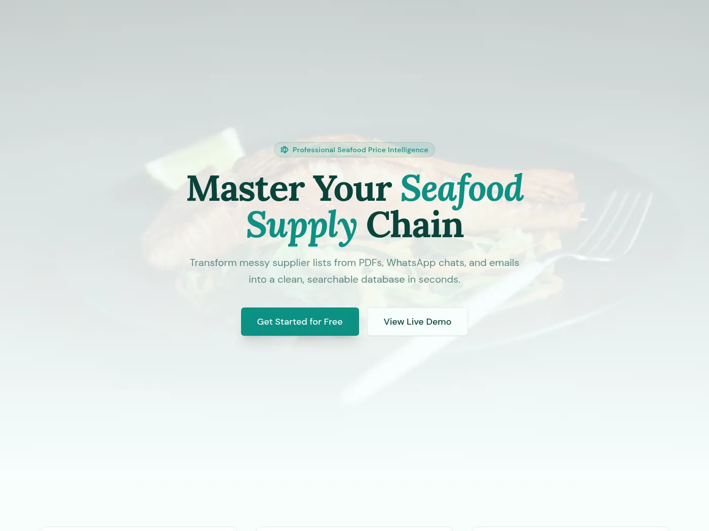 Seafood Price Parser
