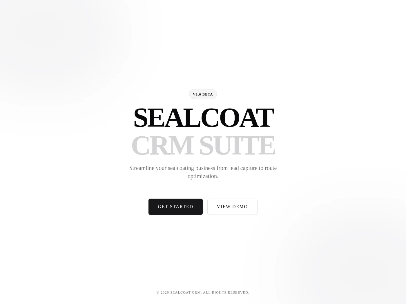 Sealcoat CRM Suite