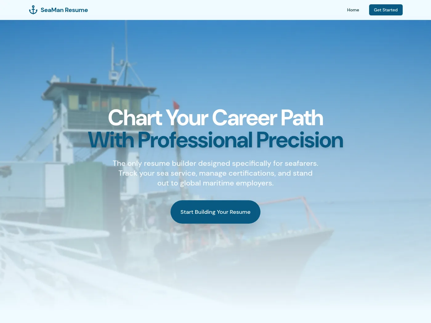 SeaMan Resume Builder