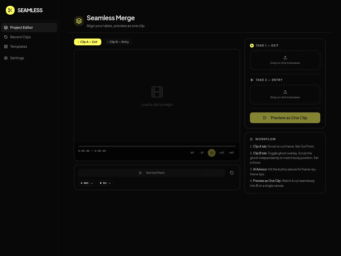 Seamless Video Merge