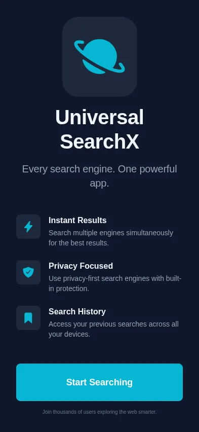 Universal SearchX