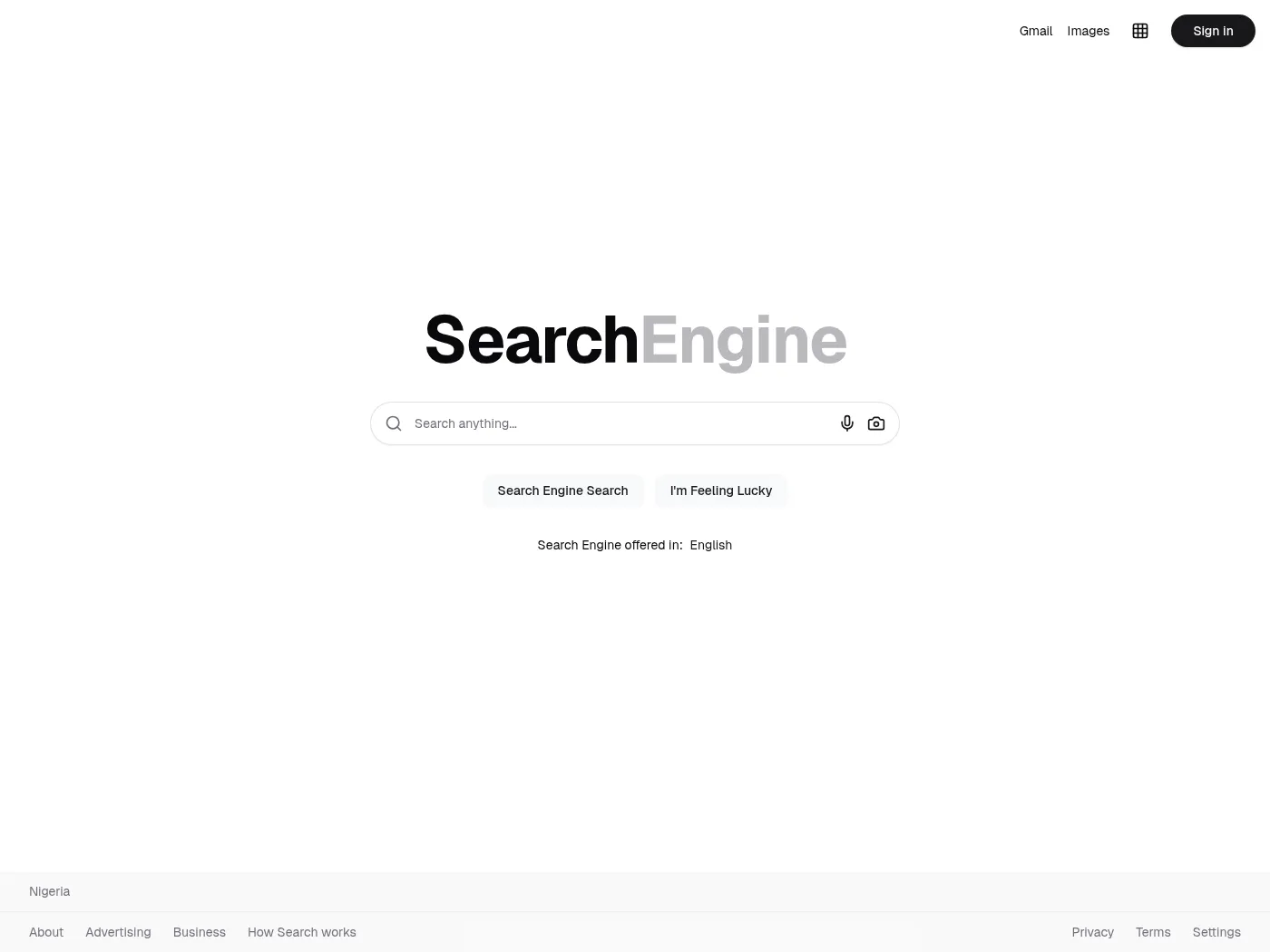 Search Engine Clone