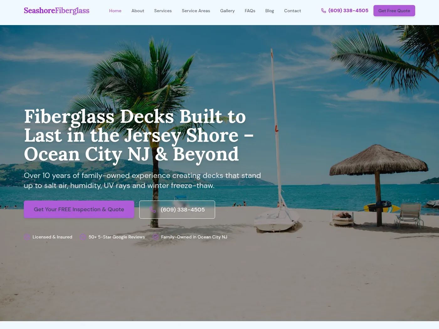 Seashore Decks Pro Site