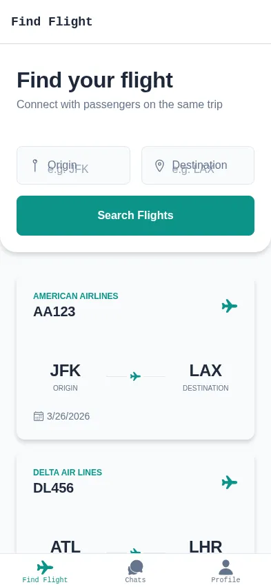 SeatSwap Social App