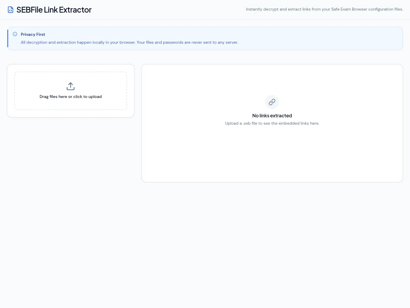 SEBFile Link Extractor