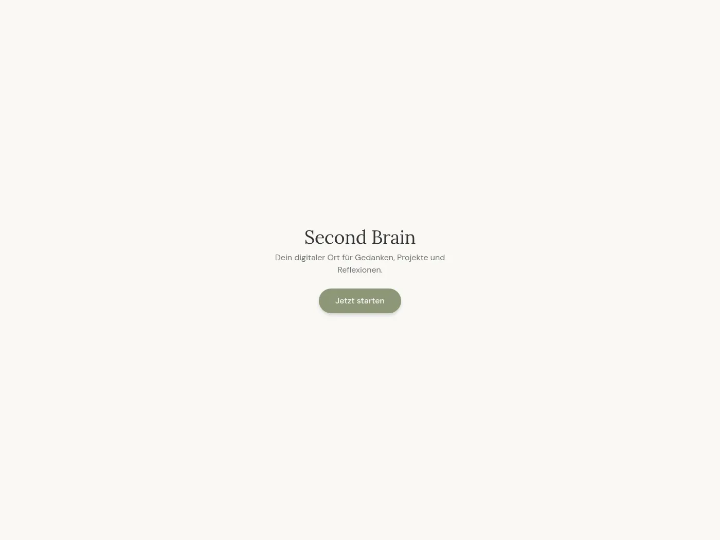 Second Brain Organizer