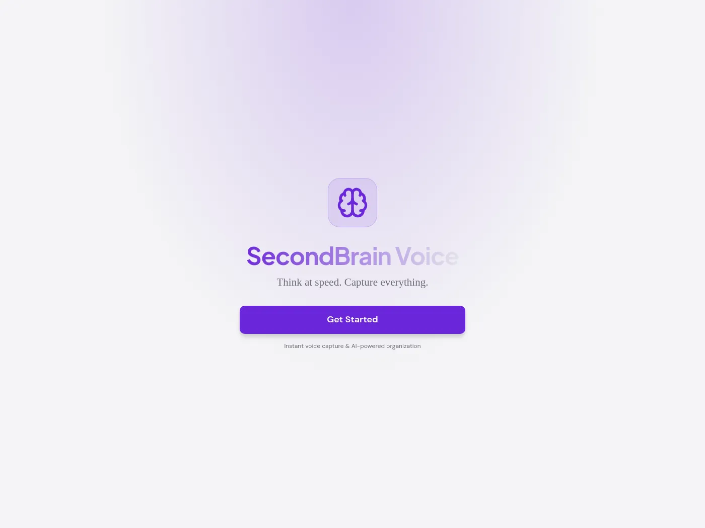 SecondBrain Voice