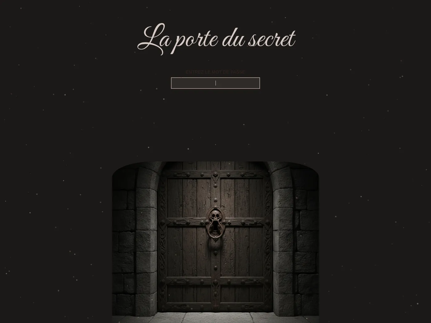 Secret Gate Escape Game