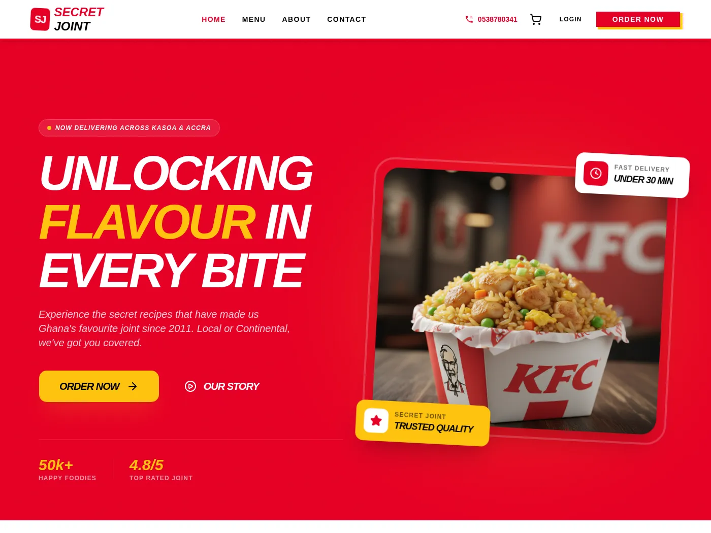Secret Joint Online Ordering