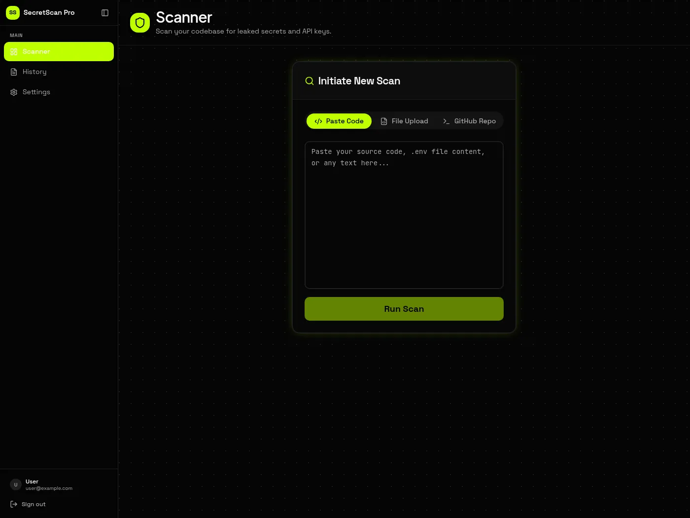 SecretScan Pro