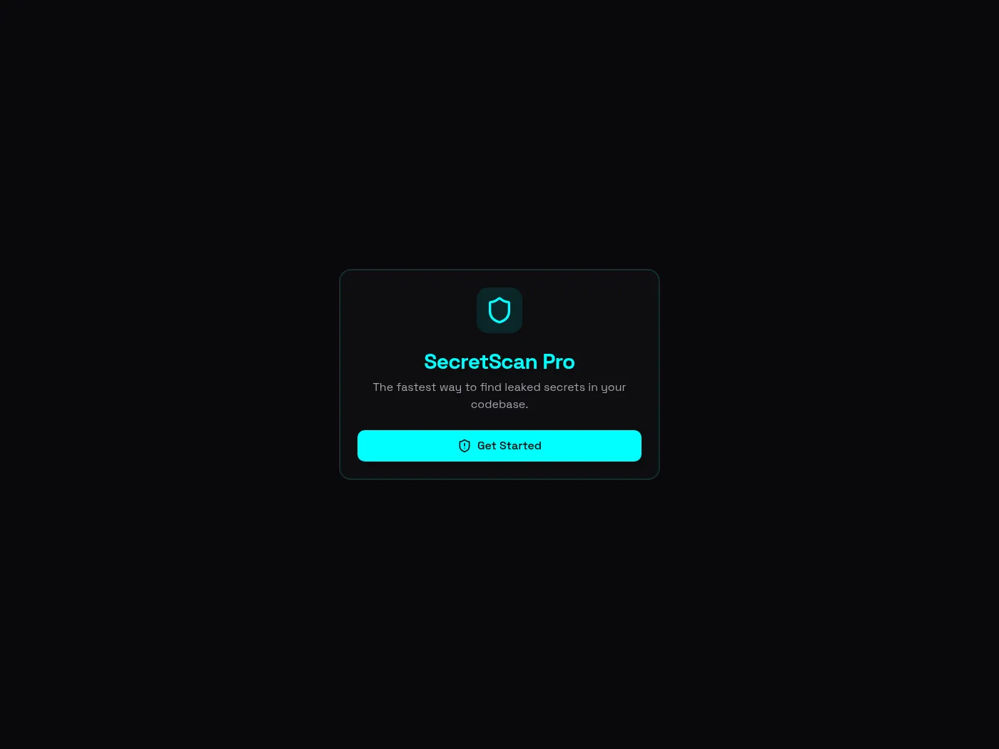 SecretScan Pro
