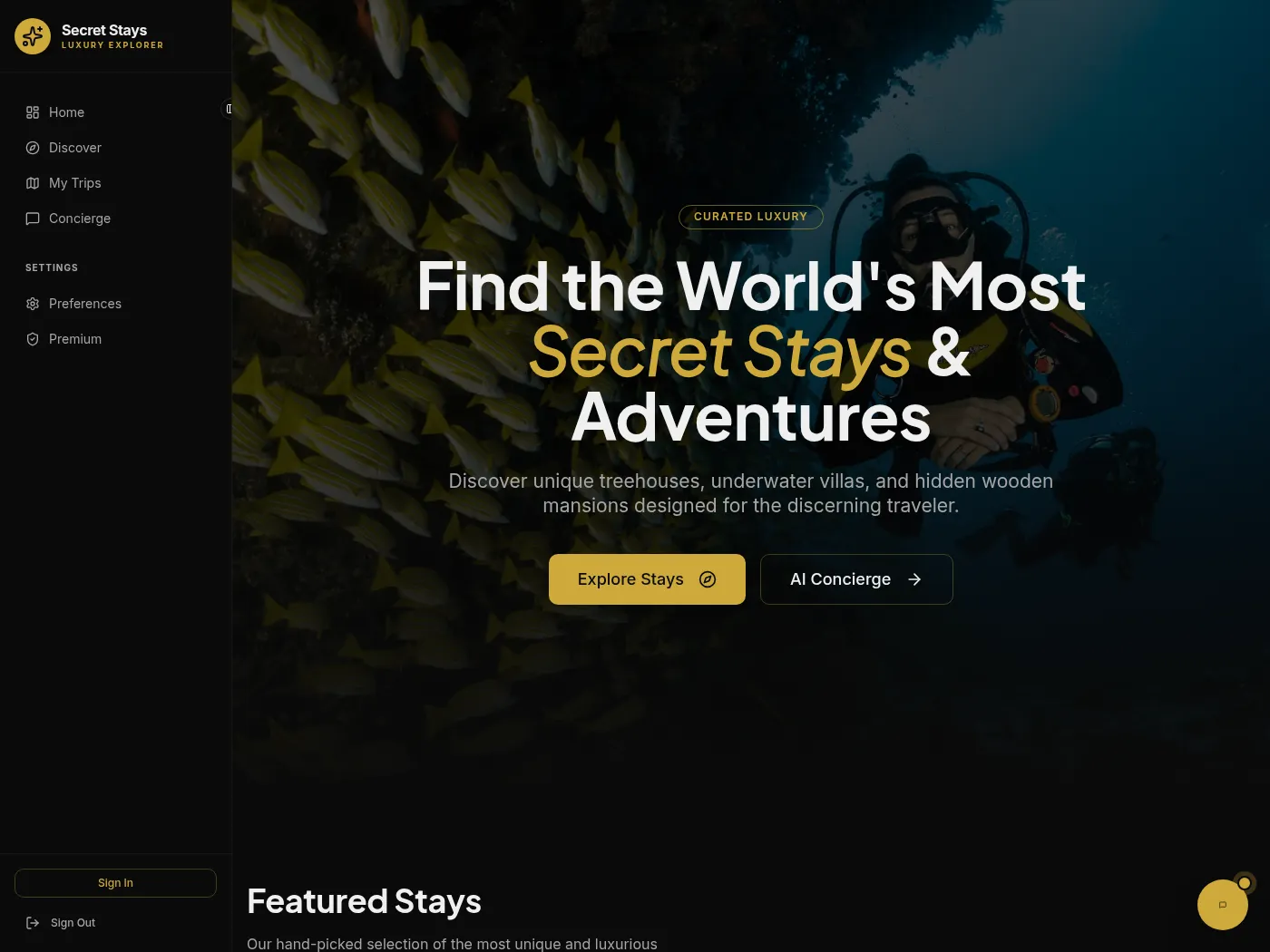 Secret Stays Explorer