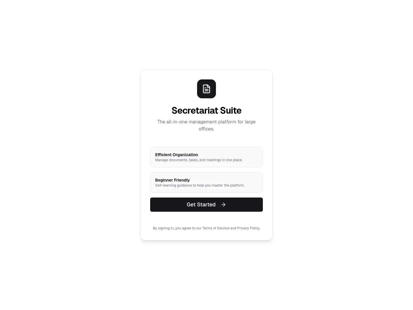 Secretariat Suite