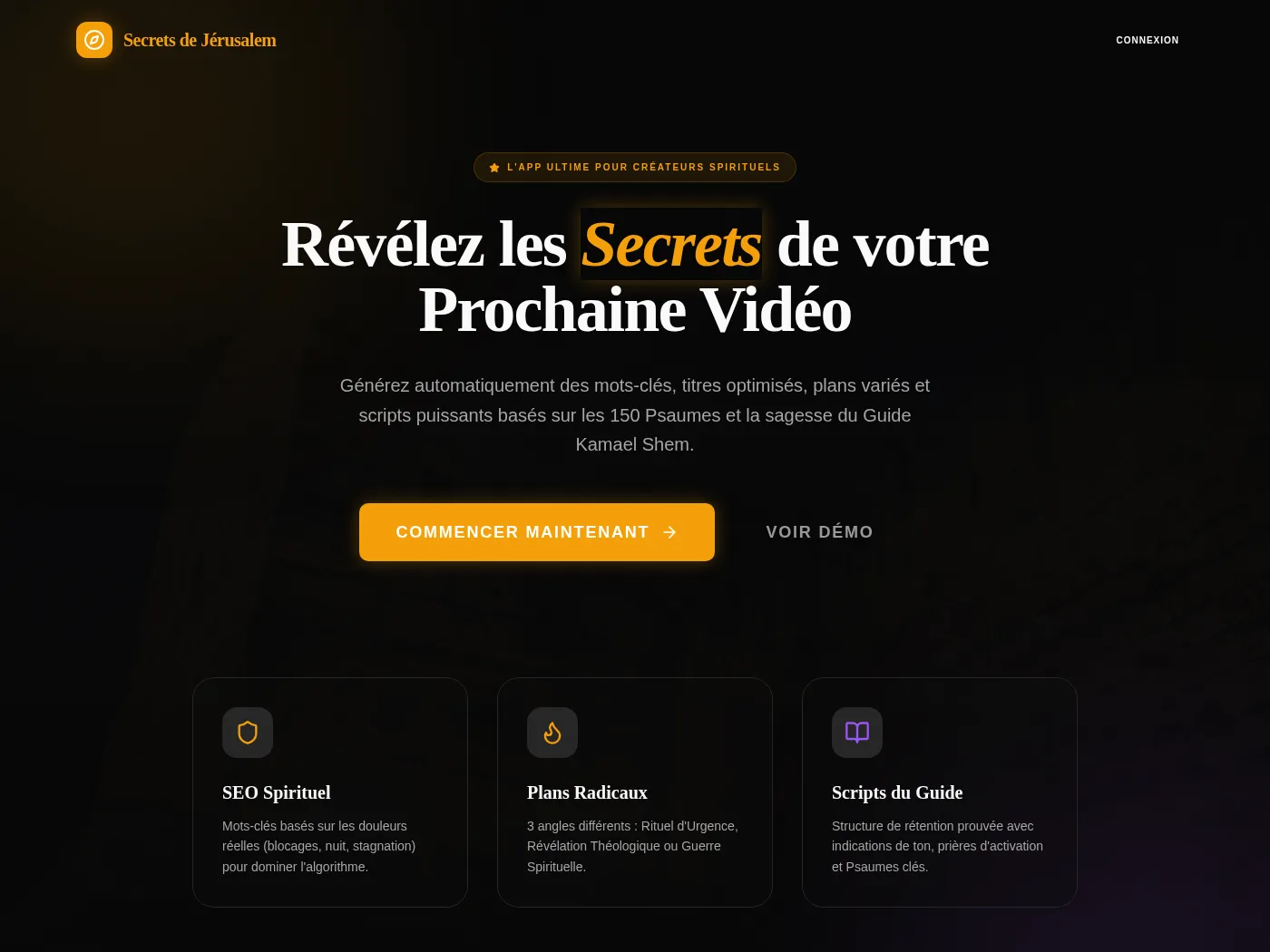 Secrets de Jérusalem App