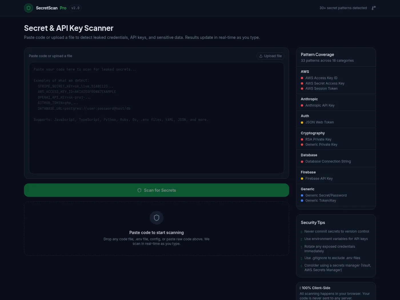 SecretScan Pro