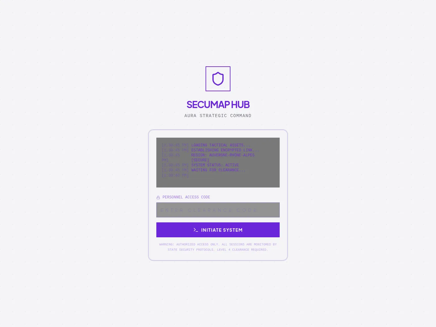 SecuMap Simulation Hub