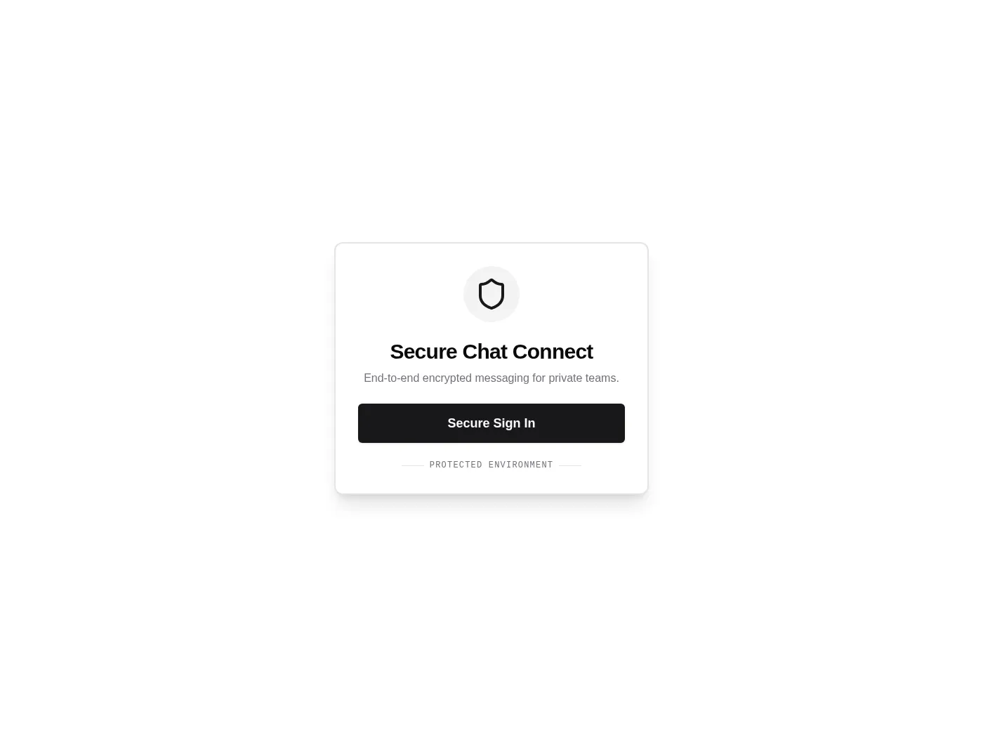 Secure Chat Connect