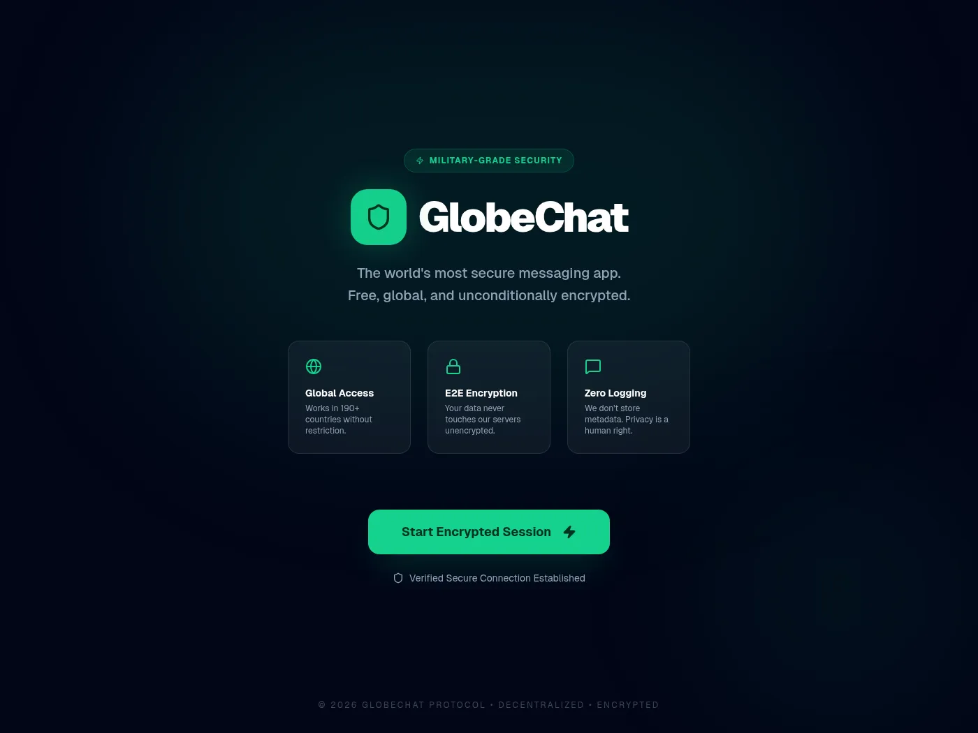 GlobeChat Secure Messenger