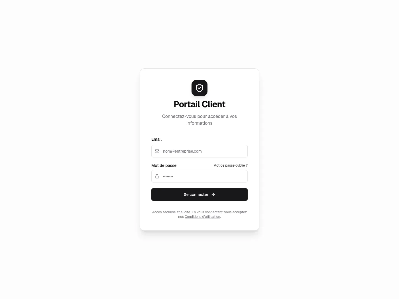 Secure Client Portal