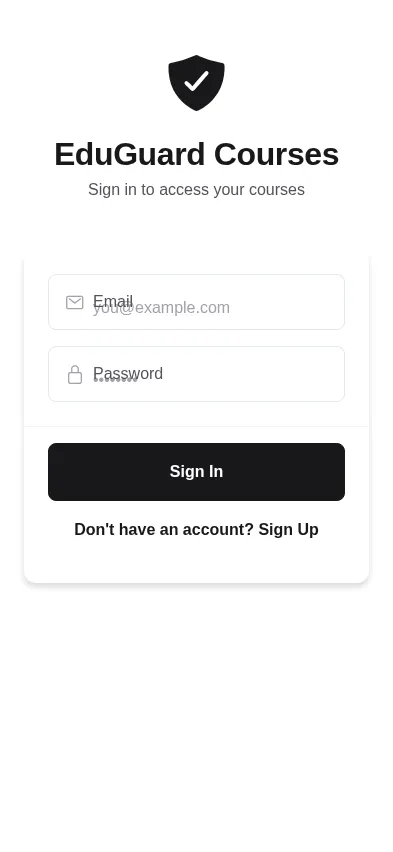 EduGuard iOS Courses