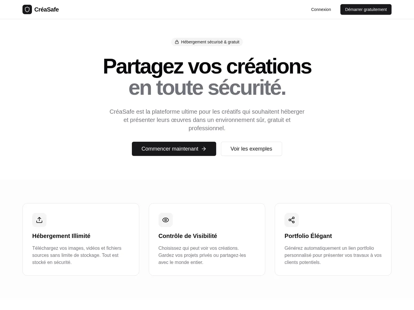 CréaSafe Portfolio