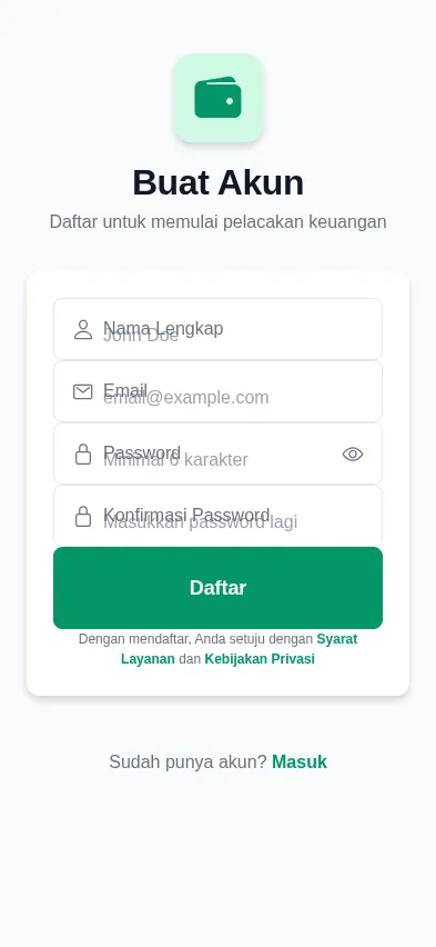 Secure Finance Tracker